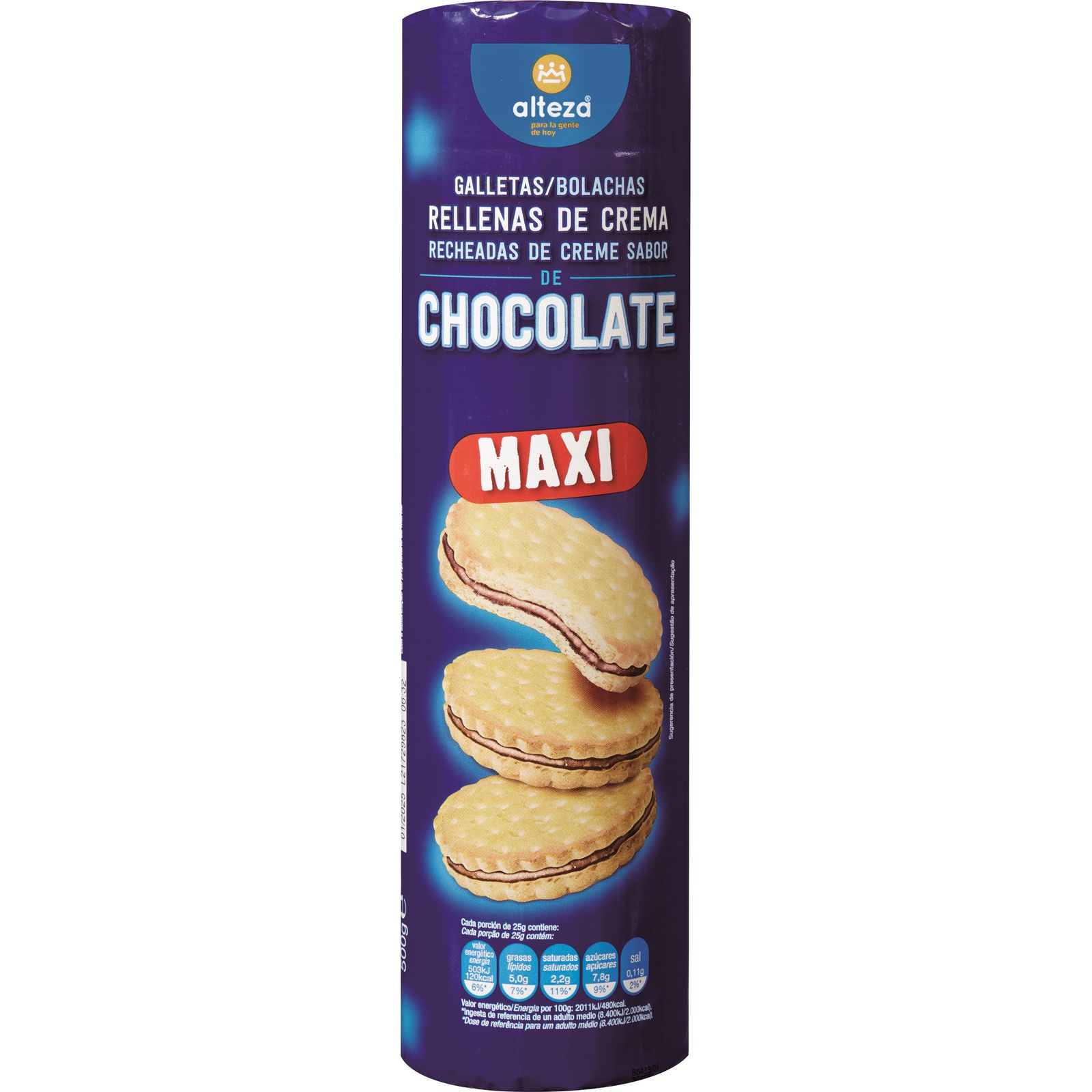 Galleta Rellena Chocolate Maxi | Comunidad Valenciana y Región de Murcia